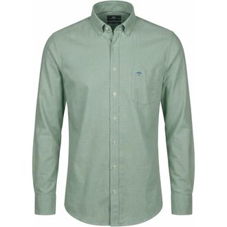 Fynch-Hatton Klassisches Oxford-Langarmhemd - - Shirts - Herren - Gr&uuml;n - XL