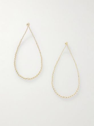 Alaia Goldfarbene Ohrringe Mit Zierperlen