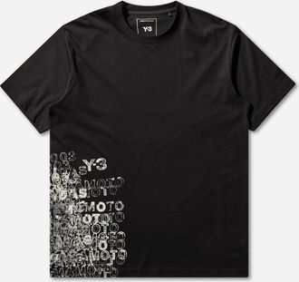 adidas Y-3 GFX T-Shirt Black