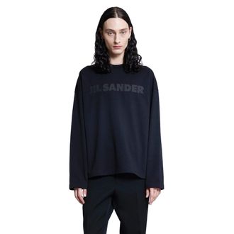 Jil Sander Long Sleeve Logo T-Shirt