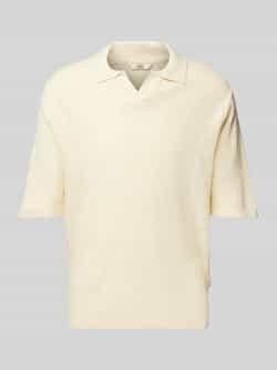 Redefined Rebel Regular Fit Poloshirt mit V-Ausschnitt Modell Aron