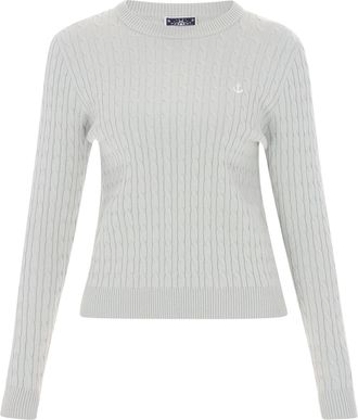 Dreimaster Dreimaster Pullover Frauen Salbeigr&uuml;n