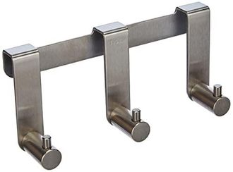 Tiger Rhino Hakenleiste für die Duschkabine, Handtuchhaken zum Einhängen auf der Glasduschwand, Türhaken für Glastüren mit einer Glasstärke von 6-8 mm, Edel