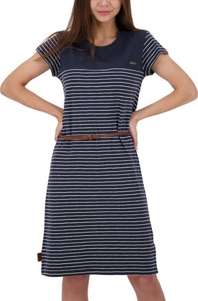Alife And Kickin and Kickin Damen LeonieAK Dress Sommerkleid Kleid, Marine, M