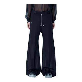 Rick Owens Tailored Wide Belas Pants - - Trousers - Herren - Schwarzk - S
