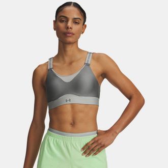 Under Armour Infinity 2.0 High Sport-BH f&uuml;r Damen Clay Gr&uuml;n / Titanium / Clay Gr&uuml;n XL D-DD