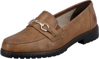 Rieker Femme 51860 Mocassins, Marron, 41 EU