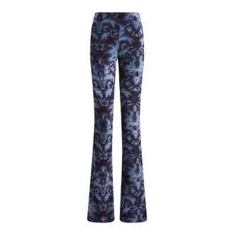 Etro Ausgestellte Jersey- und Chenille-Jacquard-Hose - - Trousers - Damen - Blau - M