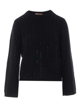 Twinset Pull Col Rond - Noir