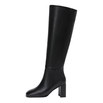 Cesare Gaspari Bottes hautes &agrave; talon bloc - Femme - Chaussures - Noir - Taille: 38 EU