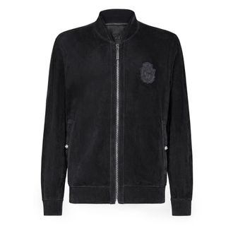 Billionaire Boys Club Homme, Vestes, Bleu, Taille: L Leather Jacket Crest