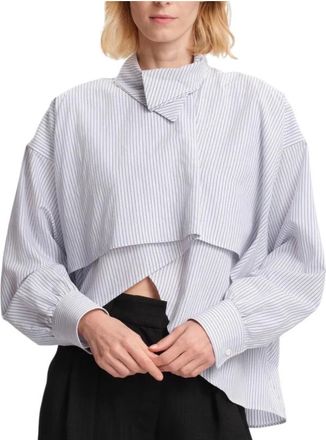 Margaux Lonnberg Margaux Lonnberg, Femme, Blouses et Chemises, Bleu, Taille: 36 FR Bird Chemise
