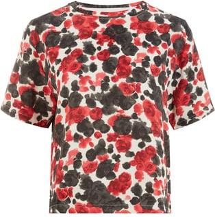 Saison 1865 Top à motif fleurs