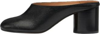 Maison Margiela Femme, Chaussures, Noir, Taille: 39 EU Tabi d&eacute;collet&eacute; mule