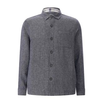 Barbour Stillwater Leinenmischung Overshirt - - Shirts - Herren - Blau - M