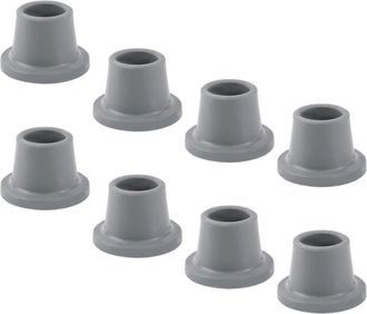 SOLUSTRE DOITOOL 8 St&uuml;ck Rutschfestes Gummipolster F&uuml;r Duschstuhlbeine Saugnapf F&uuml;&szlig;e Aus Robustem Gummi Mit Metalleinsatz Ersatz Stuhlbeinabdeckung F&uuml;r Seniore