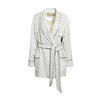 Valentino Garavani Femme, Vestes, Blanc, Taille: 38 FR Caban