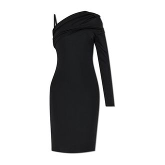 Versace Ein-Schulter-Kleid - - Dresses - Damen - Schwarzk - XS
