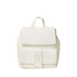 A|X Armani Exchange Femme, Sacs, Blanc, Taille: ONE Size Backpack