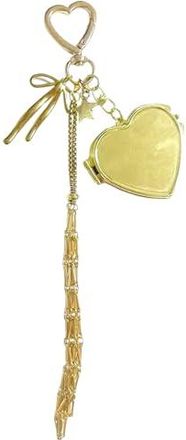 Generic Porte-rouge &agrave; l&egrave;vres | &Eacute;tui de rangement en maille - Porte-cl&eacute;s avec miroir pour sac &agrave; main, portefeuille, salle de sport, lieu de travail, activit&eacute;s 