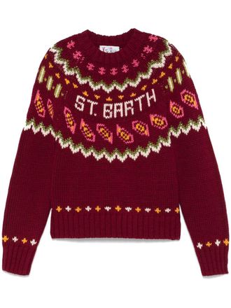 MC2 Saint Barth pull Kyla Nordic - Rouge