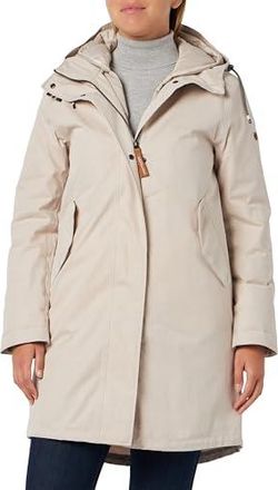 Camel Active Manteau Long Texxactive Aspect Coton, Marron, 54 Femme