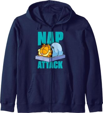 Garfield Nap Time Sleepy Tired Cat 80er 90s Cartoon Classic Kapuzenjacke
