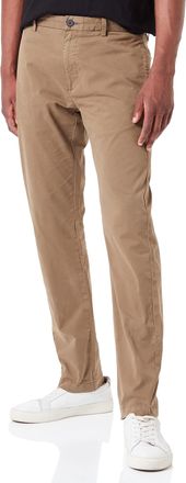 HUGO BOSS Mens David222D Trousers_Flat, Medium Green313, 30W / 34L