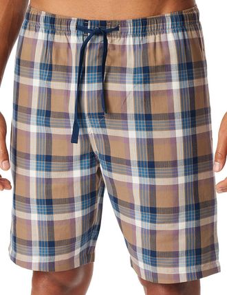 Schiesser Herren Schlafhose kurz Bermuda - Mix + Relax - Organic Cotton