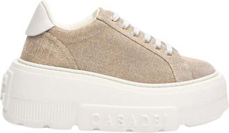 Casadei Femme, Chaussures, Beige, Taille: 40 1/2 EU Nexus Baskets