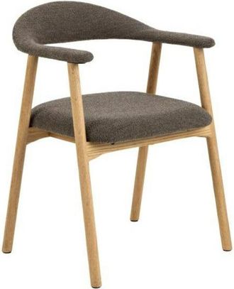 ebuy24 Addi Esszimmerstuhl Mit Armlehnen Boucl&eacute; grau