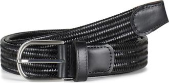 Howard London Homme, Accessoires, Noir, Taille: 105 CM Ceinture Tress&eacute;e Stretch Asher