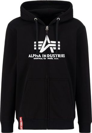 Alpha Industries Basic Zip PP Hoodie für Herren Black