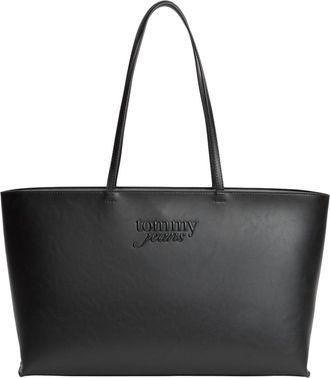 Tommy Jeans Damen Tjw Must Tote Aw0aw18455 Tragetasche, Black (Black)