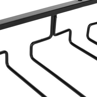 CHICIRIS Weinschrank aus Metall und Eisen, Elegantes Getr&auml;nkehalter-Regal f&uuml;r Wohnzimmer, Restaurant-Dekoration, f&uuml;r 10-15 Gl&auml;ser. Schwarz 11,8 * 8,3 * 2,6 Zol