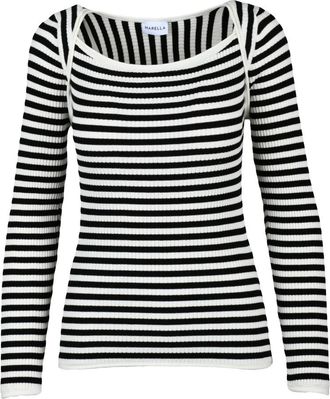 Marella Femme, Pulls, Multicolore, Taille: 38 FR Debutto Cannettata Knit