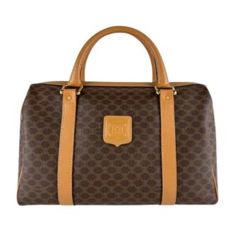 Celine Pre-owned Vintage Boston Bag - Femme - Pre-owned - Brun - Taille: ONE Size
