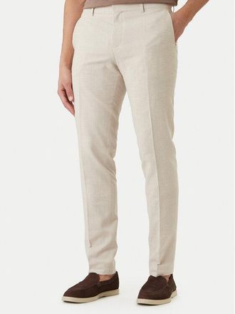 HUGO BOSS Stoffhose H-Genius-253 50561874 Beige Slim Fit