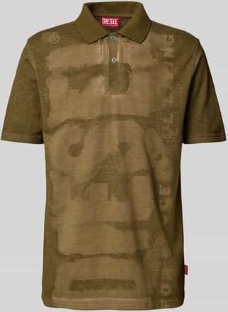 Diesel Poloshirt mit kurzer Knopfleiste