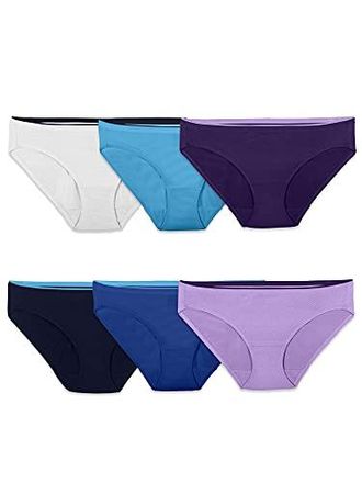 Fruit Of The Loom Womens Underwear Breathable Panties (Regular & Plus Size)