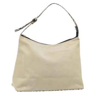 Burberry Sac bandouli&egrave;re en nylon Pre-owned - Femme - Pre-owned - Beige - Taille: ONE Size
