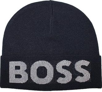 BOSS Kallivan_Hat Beanie, Dark Blue404, Taille Unique Homme