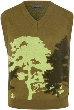 MYBC Pullunder V-Ausschnitt MYBC gr&uuml;n