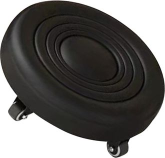 Soimiss Kleiner Rollhocker mit Pu Material Leicht Robust rutschfest Fußstütze für Erwachsene für Haushalt Reinigung und Fußpflege