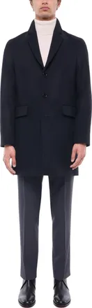 Fursac Manteau en laine et cachemire - Taille 44 - Homme