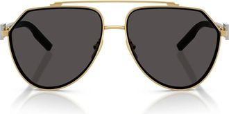 Dolce & Gabbana unisex, Accessoires, Jaune, Taille: 62 MM Dg2315 Lunettes de soleil