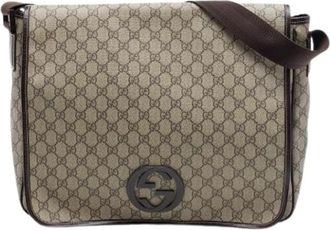 Gucci Sac bandouli&egrave;re en nylon pr&eacute;-poss&eacute;d&eacute; - Femme - Pre-owned - Beige - Taille: ONE Size