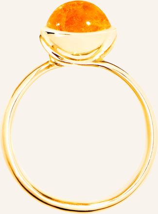 Tamara Comolli Tamara Comolli Ring Ring Bouton Small Mandarin Garnet Aus 18k Gelbgold Mit Mandarin Granat gold
