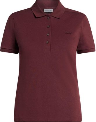 Lacoste Poloshirt aus Pikee - Rot