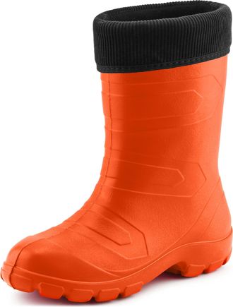 Ladeheid Damen Thermo Eva Gummistiefel federleicht LALMG879 (Orange151c/Schwarz, 37 EU)